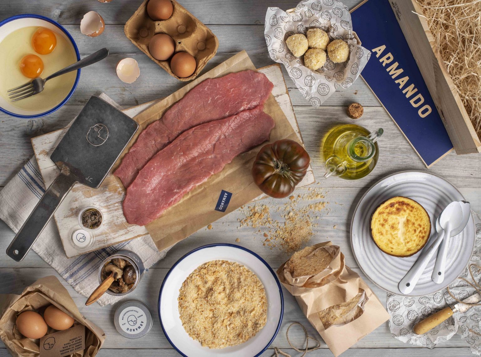 Home • Escalope Armando